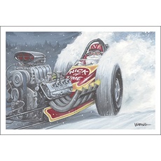 Dragsters & Drag Racing Christmas Cards - Paul Oxman Publishing